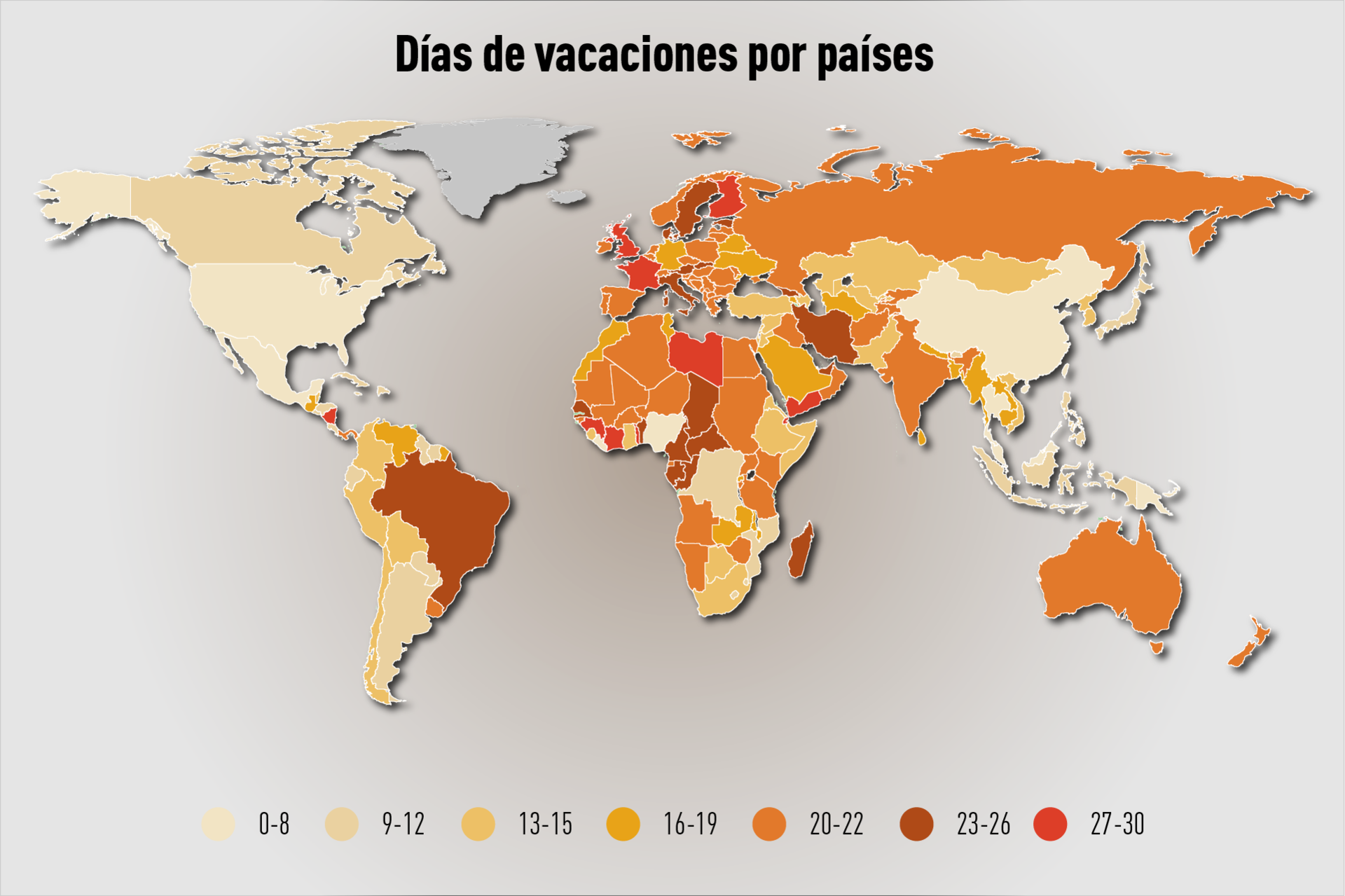 Infografía: ¿Cuál es el país con más vacaciones del mundo? - RT