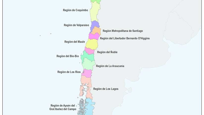 Así es el nuevo mapa de Chile tras el nacimiento de una nueva región - RT
