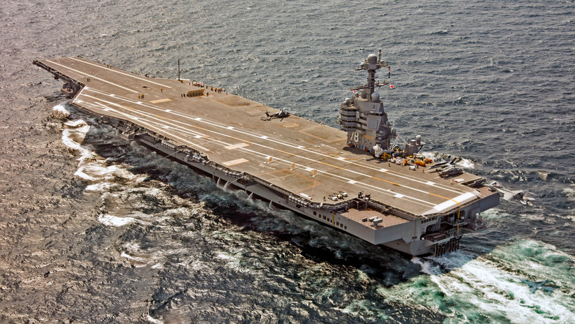 El portaviones USS Gerald R. Ford, buque de guerra más caro del mundo ...