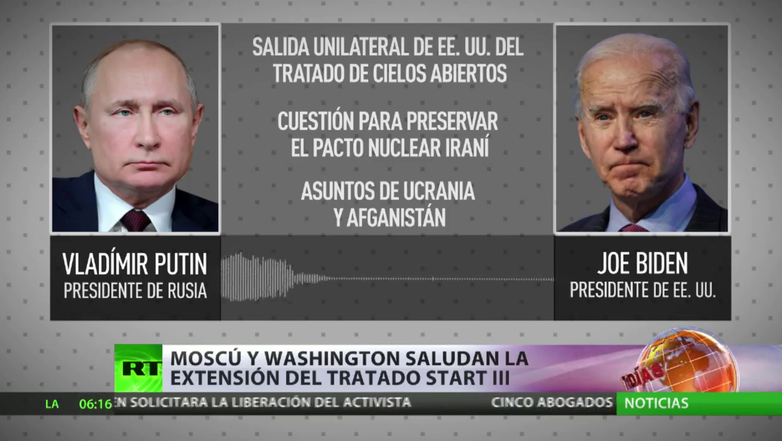 Moscú Y Washington Saludan La Extensión Del Tratado Start Iii Rt