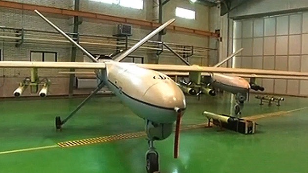 Video del sofisticado 'drone' de combate iraní 'Shahed 129' con misiles ...