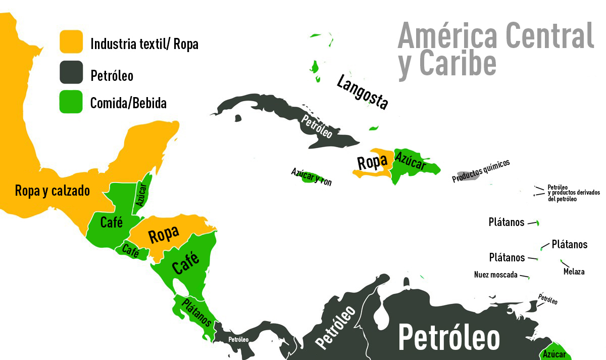Un mapamundi muestra qué productos son los más exportados en cada país - RT