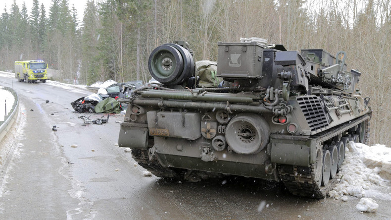 NATO tank involved in fatal crash with car during Norwegian exercise ...