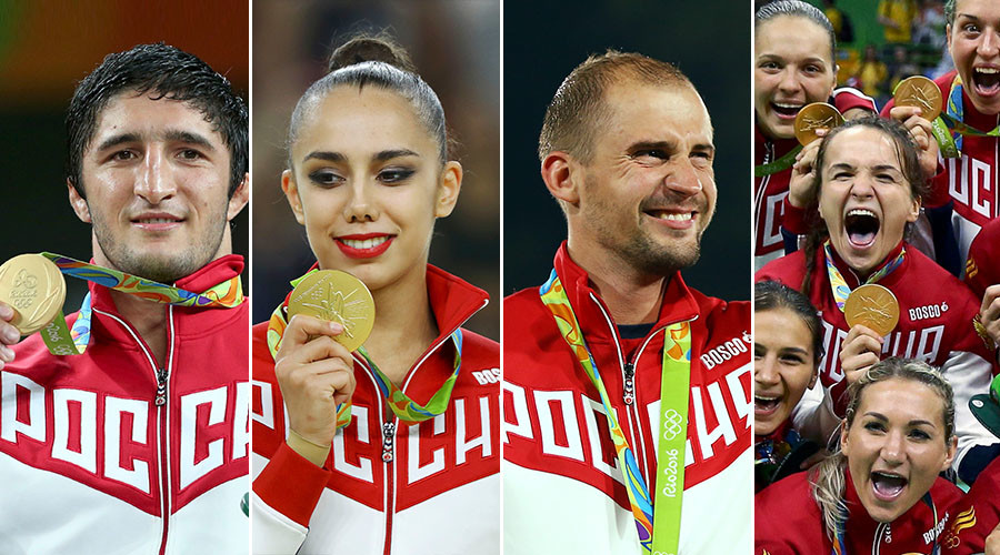 Team Russia snatches 4 gold medals in a row at Rio Olympics — RT Sport News