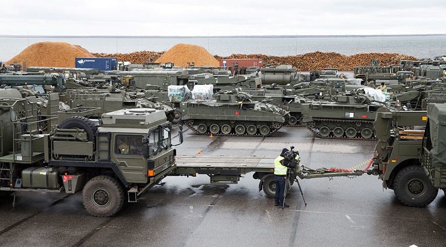 Over 100 NATO military vehicles arrive in Estonia as part of ‘biggest ...