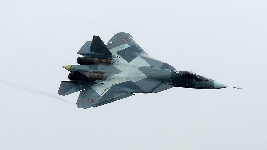 Russian Su-57s in 60 seconds: Cutting-edge fighters perform head ...