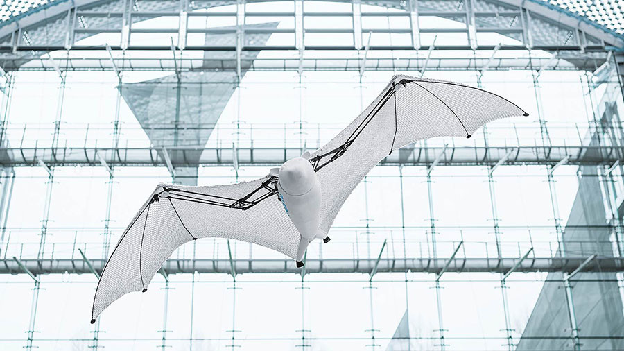 Bionic flying fox can glide, swoop & hang upside down all by itself ...