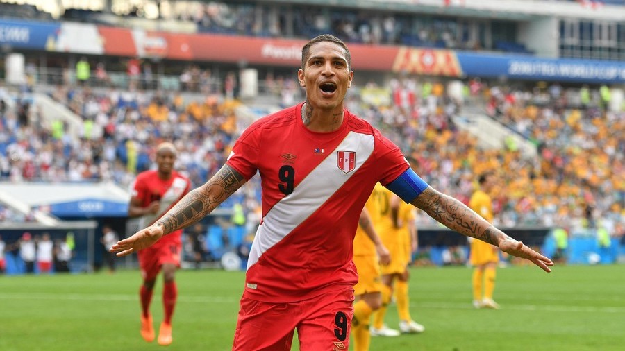 Peru 2-0 Australia: Guerrero among goals as Peru record 1st World Cup ...