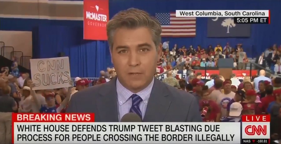 ‘Go home, CNN sucks!’ White House correspondent booed & berated at ...