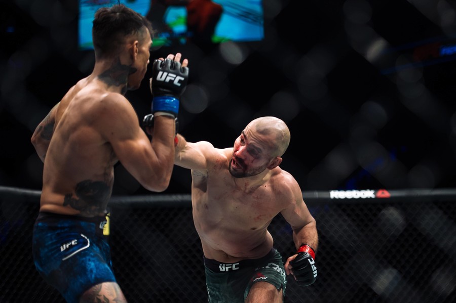 ‘Oh nuts!’ UFC fighter gets genitalia snarled in power tool with bloody ...