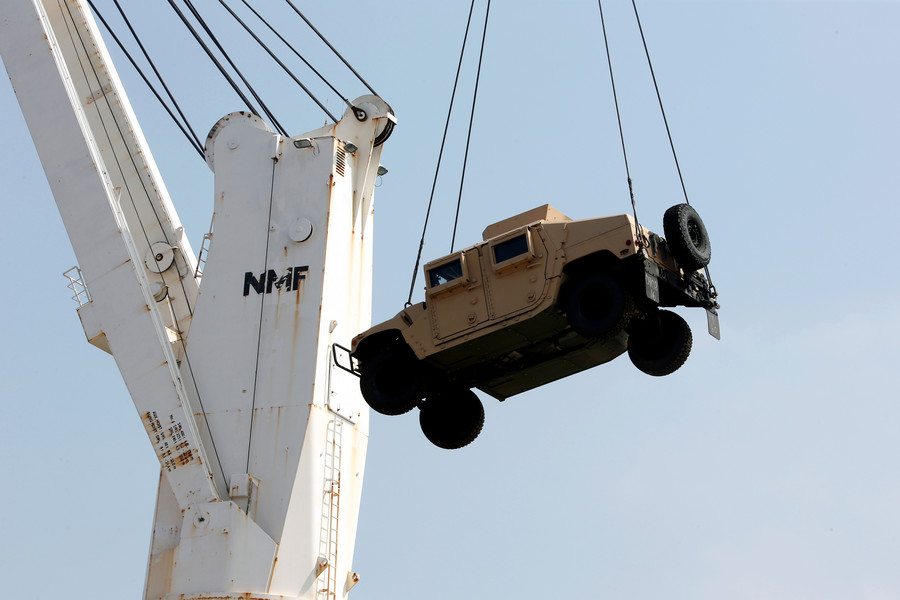 US military red-faced as Humvee misses drop zone, falls into rural ...
