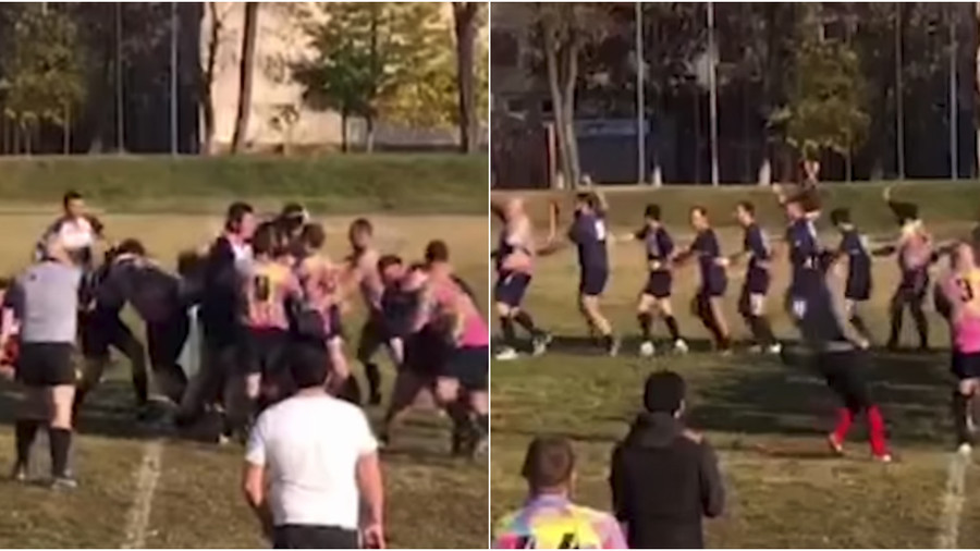 Hilarious Russian rugby players troll fans with 'fight' and ridiculous ...