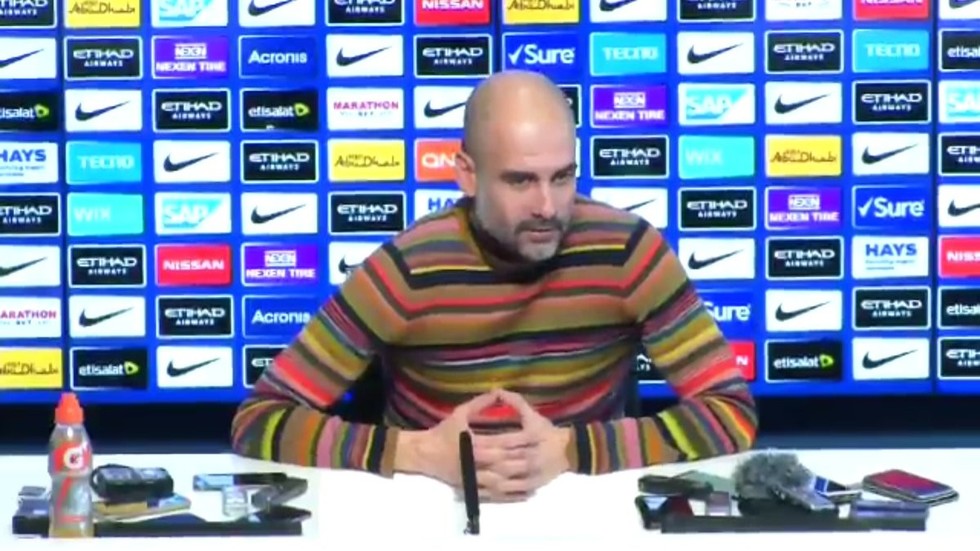 ‘It’s giving me a headache looking at it’: Garish Guardiola sweater ...