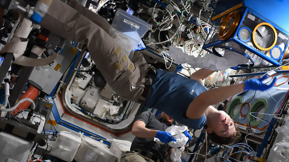 Female astronaut McClain gains 2 INCHES in height on board ISS in 3 ...