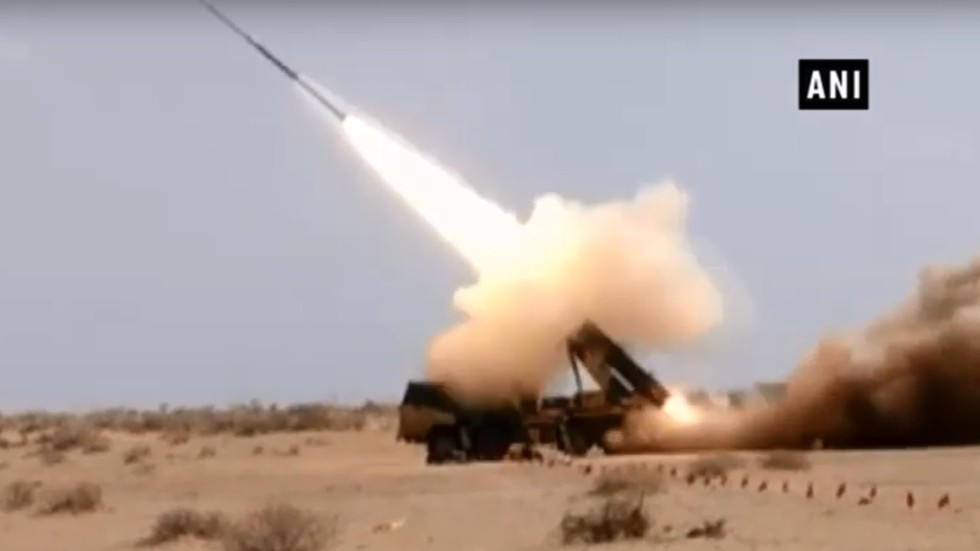 WATCH: India tests guided rocket artillery system as Pakistan rolls out ...