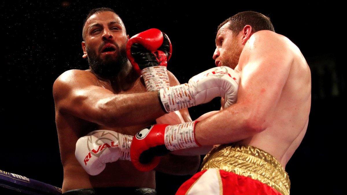 Bite night: Heavyweight boxer Kash Ali disqualified and pelted with ...