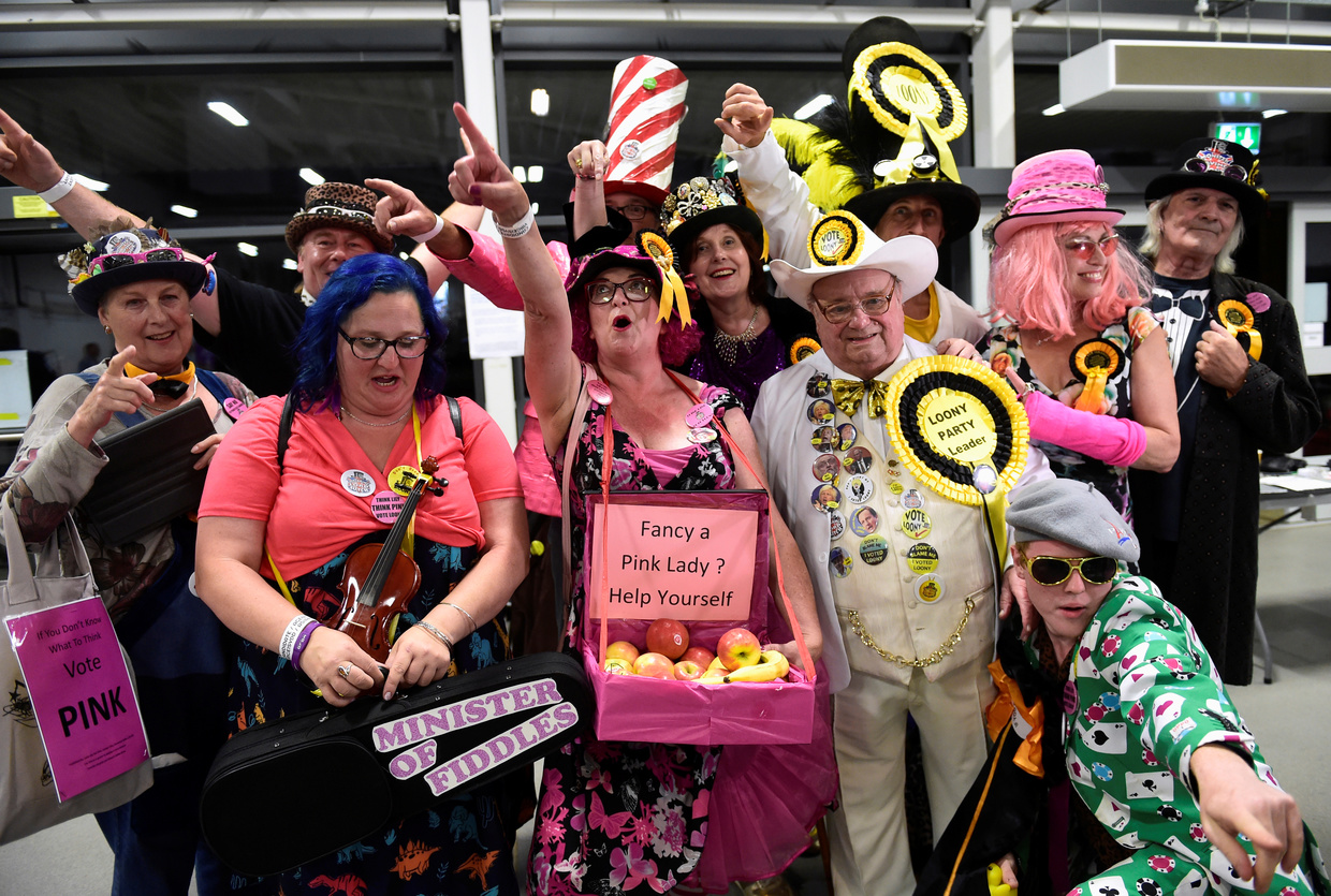 The weird and wonderful parties running in the UK general election