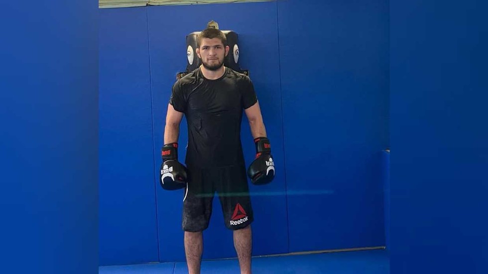 Khabib says training 'helps relieve depression' as he prepares for ...