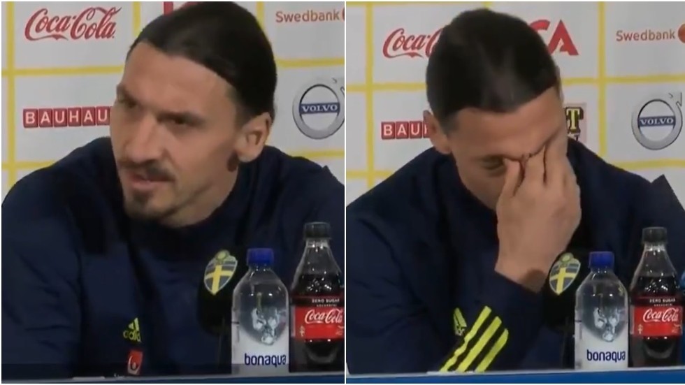 Big boys don’t cry? Emotional Zlatan breaks down at presser after re ...