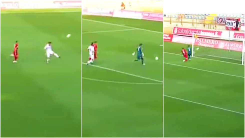 ‘All the blame is with the goalkeeper’: ‘Poetic’ comedy goal scored in ...