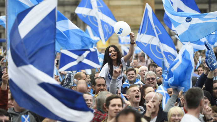 Pro-independence Scots launch new ‘45%’ campaign — RT UK News