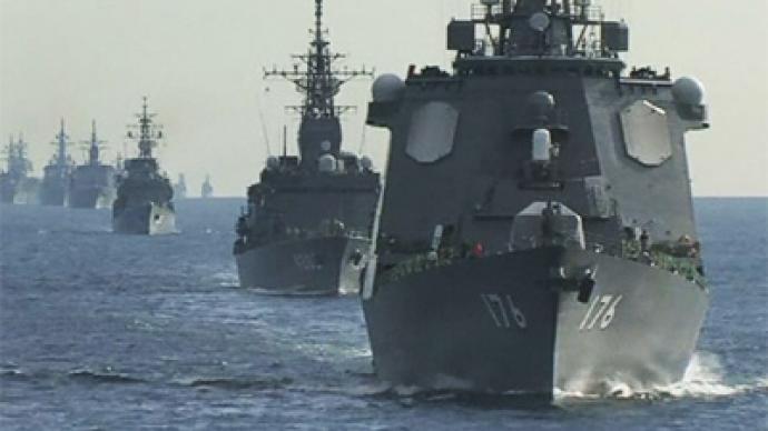 Japan displays naval muscle amid islands strife (VIDEO) — RT World News